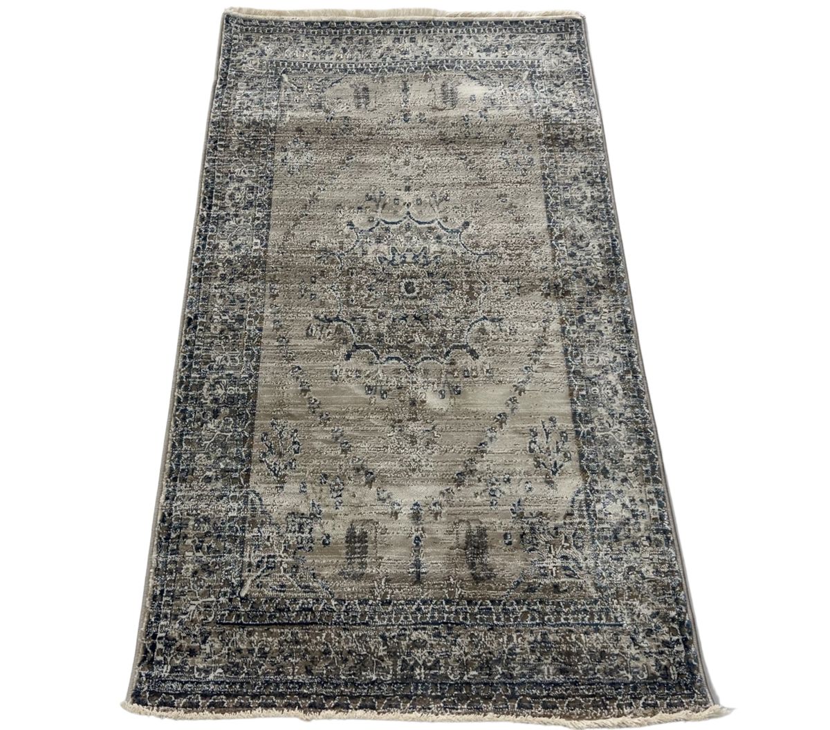 Machine Made Beige & Cream Runner Rug 150 x 80 cm | Shop Today. Get it ...