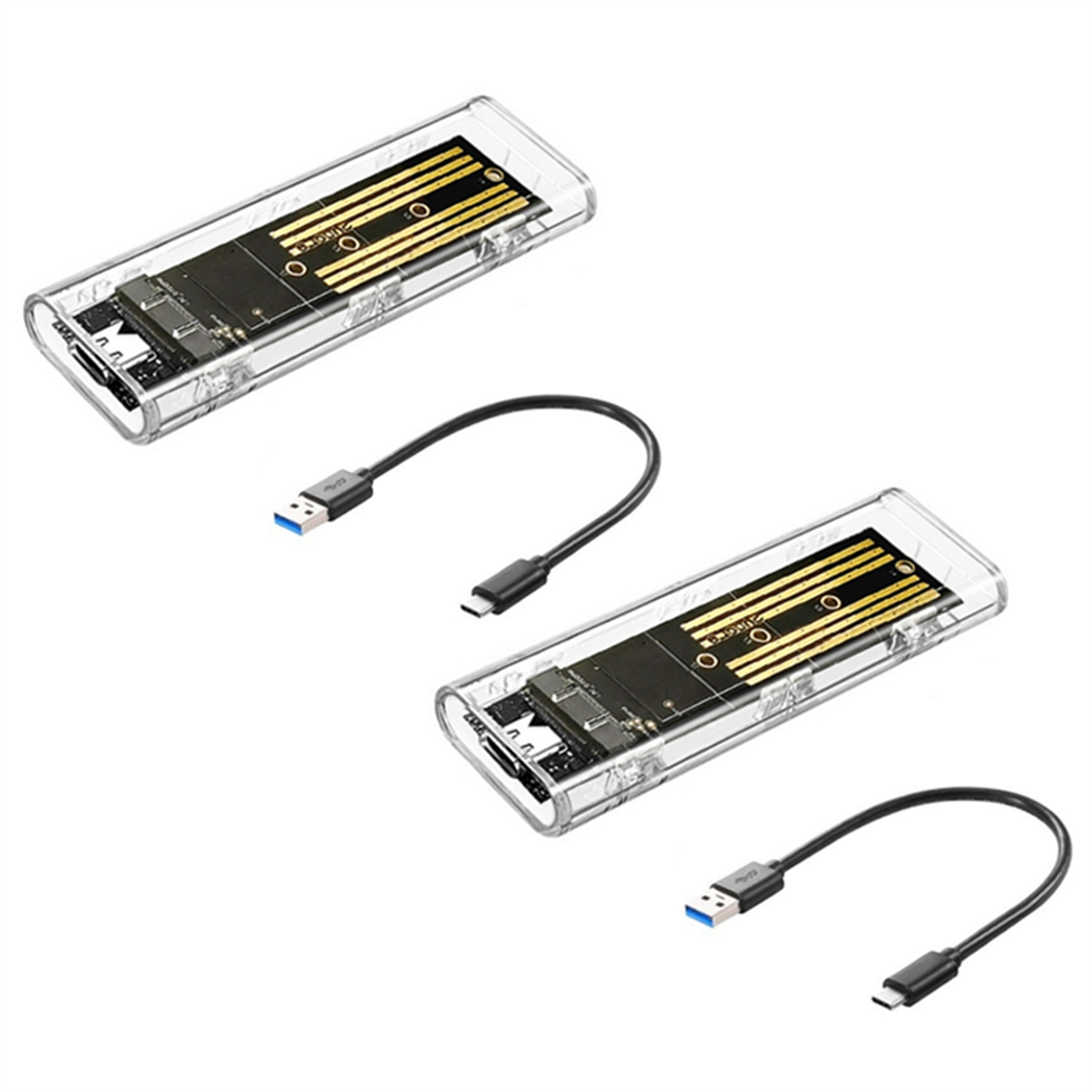 2PCS M2 SSD Case M.2 NVME SSD Enclosure | Shop Today. Get it Tomorrow ...