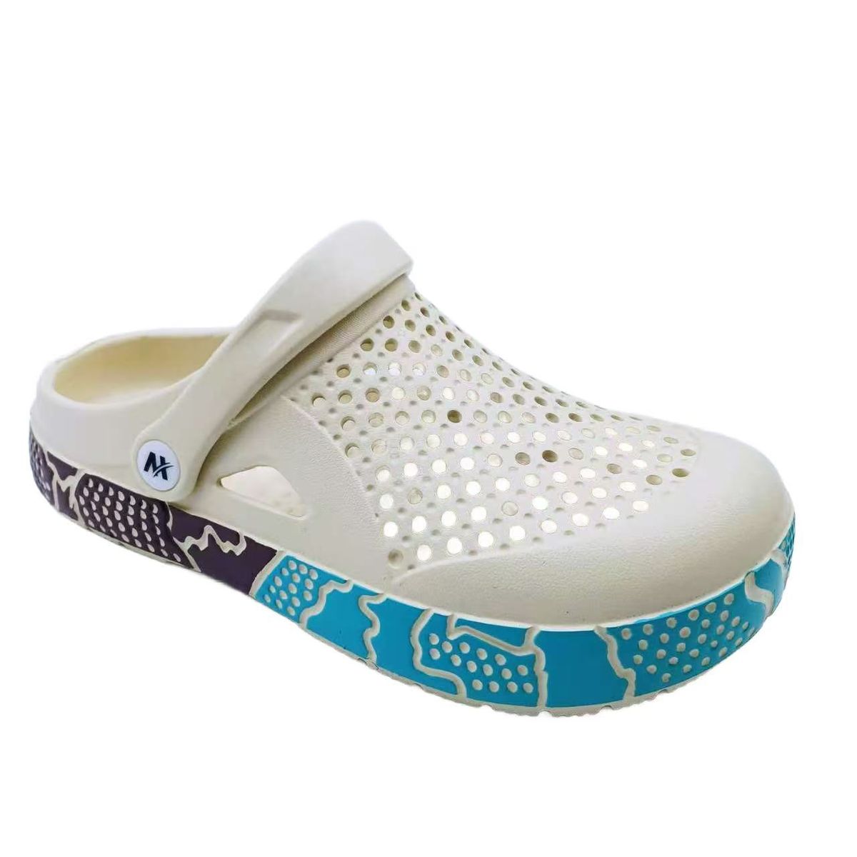 Ladies' Casual with Two Tone Hand-Painted Design Clogs - W8018 | Shop ...