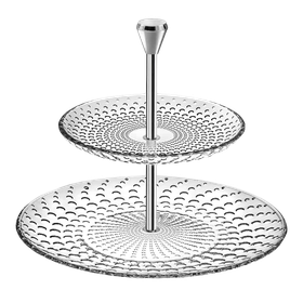 2 Tiers Crystal Glass Plate Stand | Shop Today. Get it Tomorrow ...