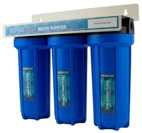 SUPERPURE 3-Stage 10 inch Slimline Direct-Fit Water Filtration System ...