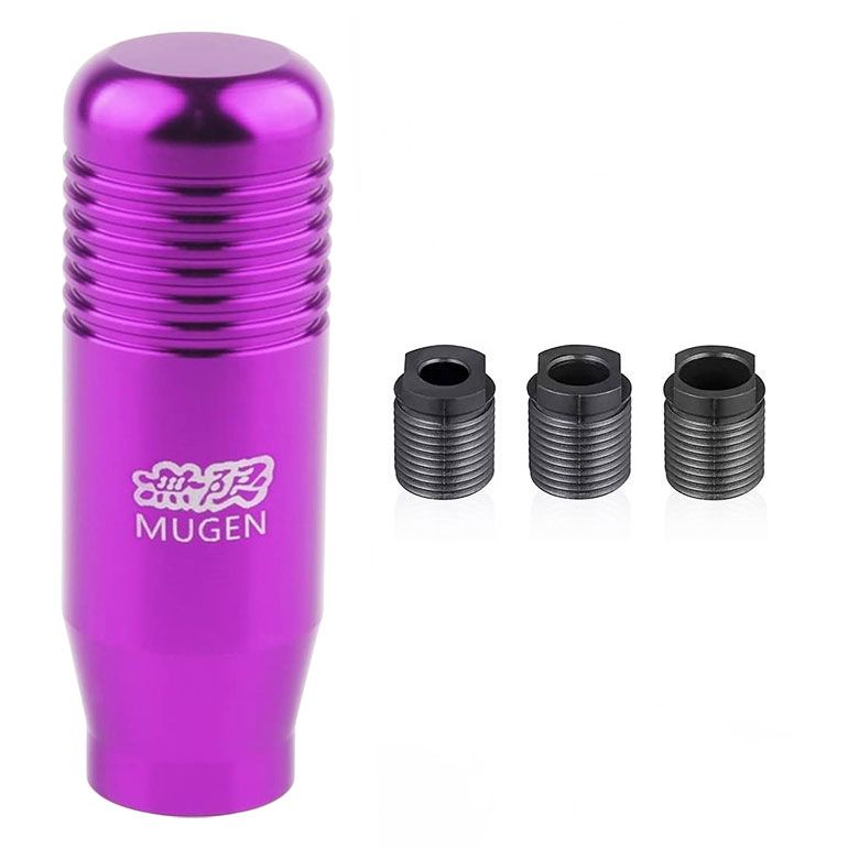 Universal Aluminum Drift Style Mugen Design Gear Shift Knob - Purple ...
