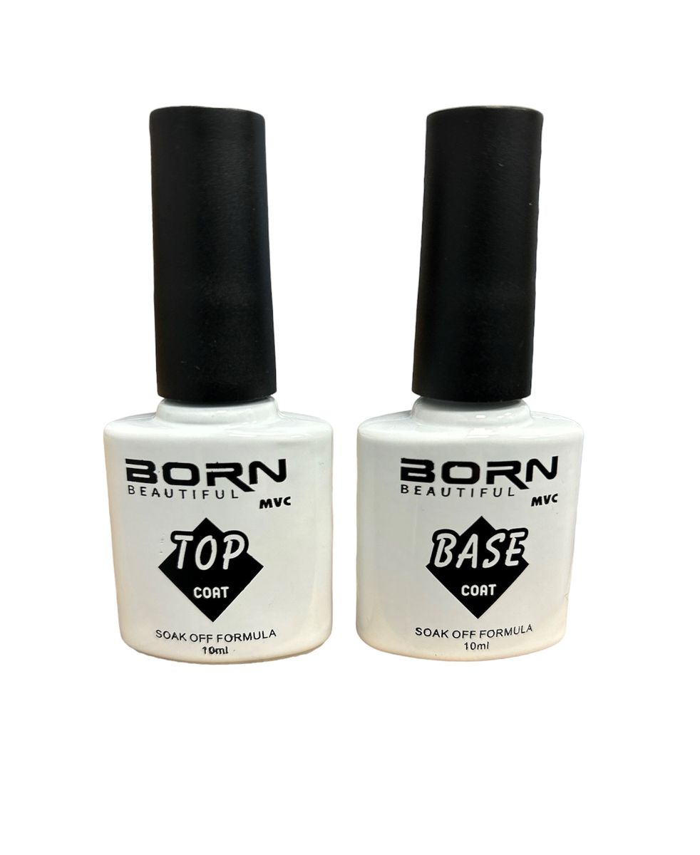 Born Beautiful UV Gel Nail Polish Top & Base Coat | Shop Today. Get it ...