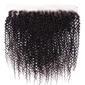 VSP 12In Brazilian Kinky Curly Virgin Human Hair 4x13 Lace Frontal ...