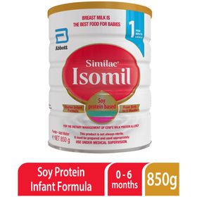 Similac Isomil 1 | Soy Protein based Infant Formula 850g | Shop Today ...