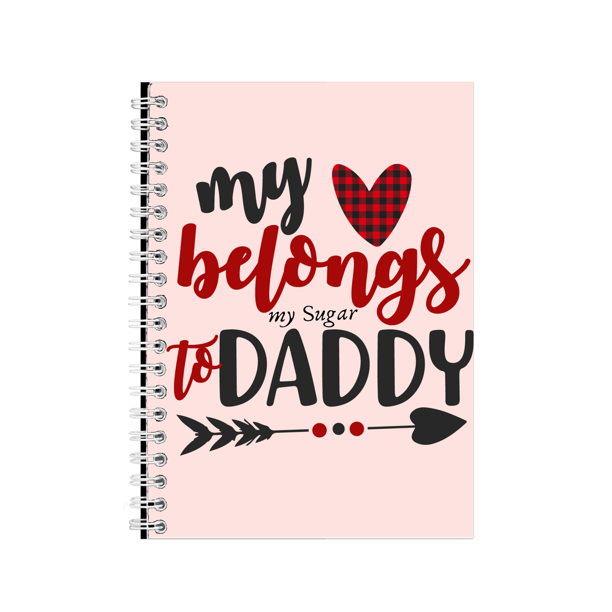 Sugar Daddy Valentines Day A5 Notebook Pad Lines Graphic Design Present ...