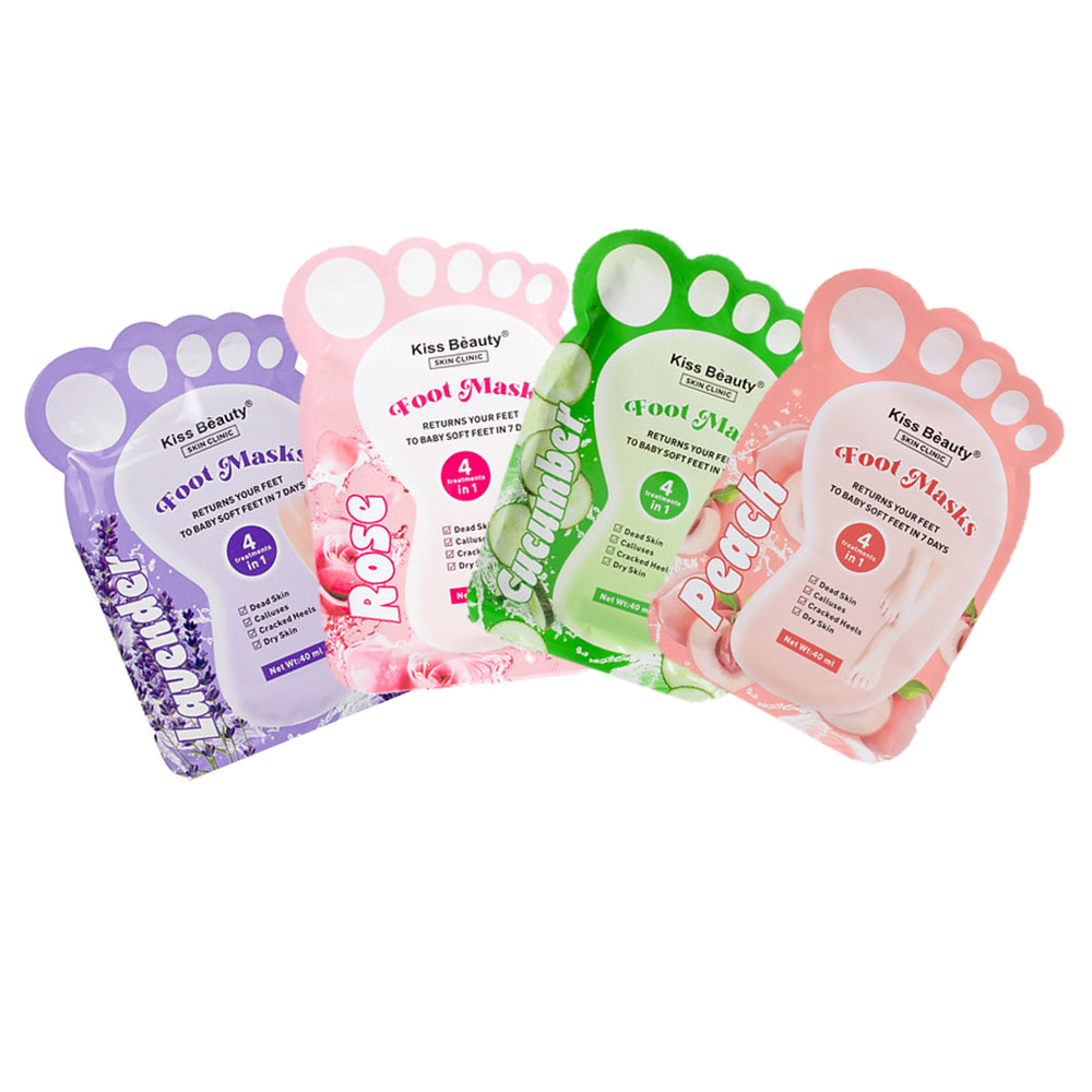 Kiss Beauty Foot Mask Variety Bundle (4 pairs) | Shop Today. Get it ...