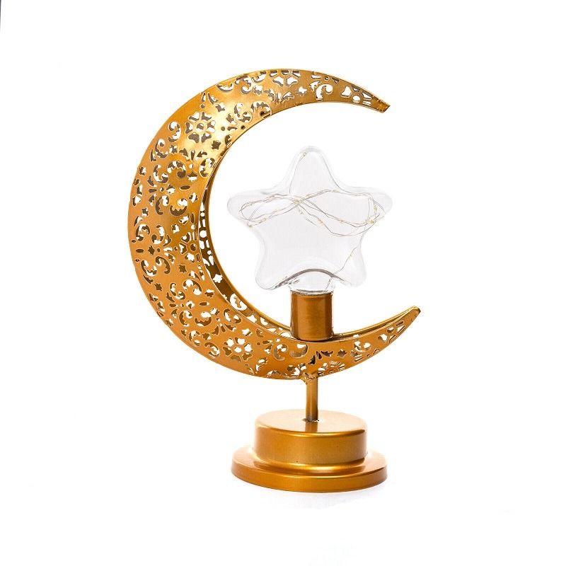 Star Battery Operated Moon Shaped LED Desk Lamp | Shop Today. Get it ...