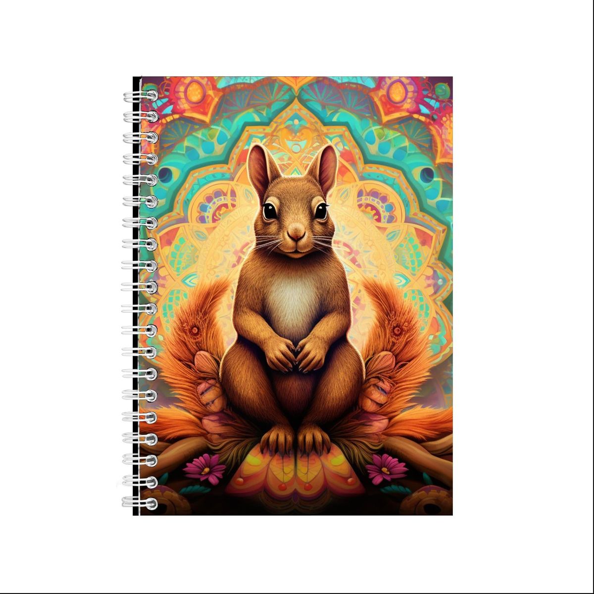 Psychedelic Squirrel 3 A5 Spiral Notebook Gift Idea | Shop Today. Get ...