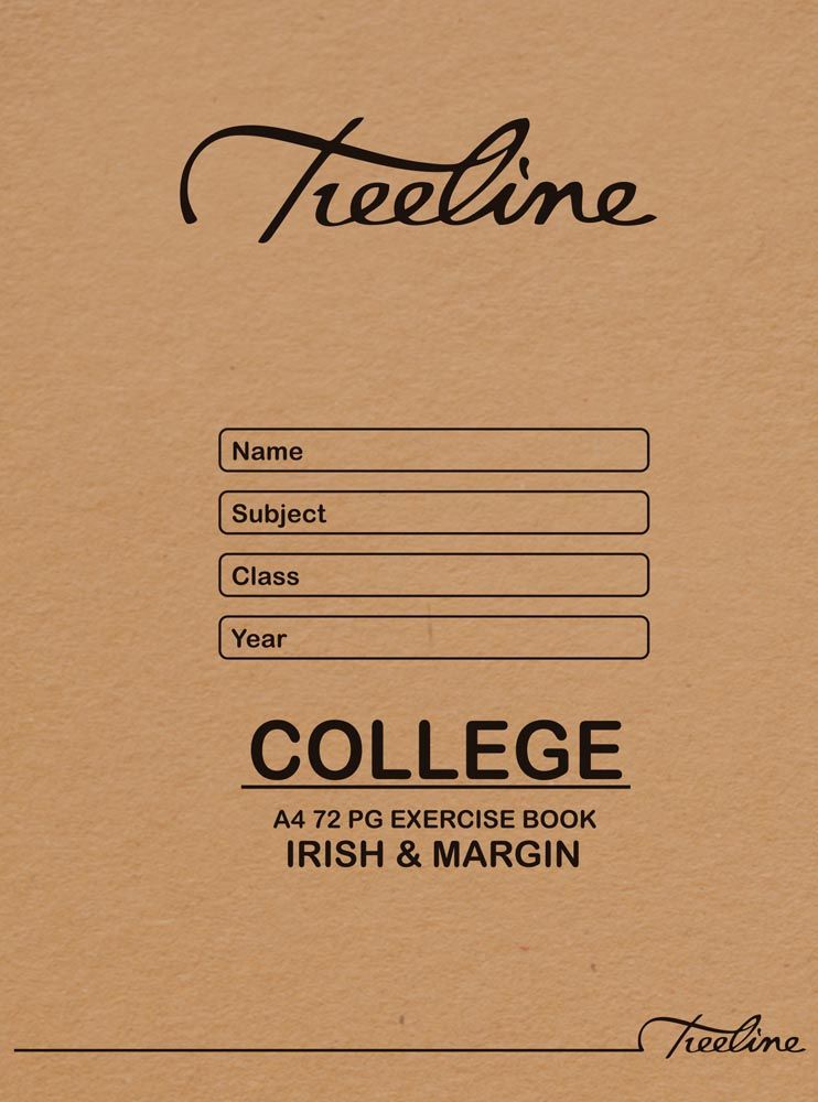 Treeline A4 72pg Exercise Books Irish & Margin - Pack 20 | Shop Today ...
