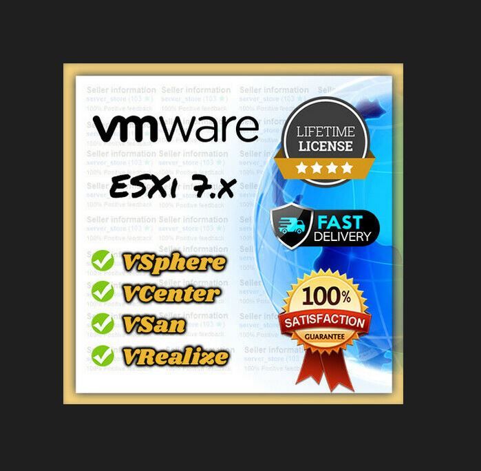 VMware ESXI 7 Enterprise Plus + vCenter + vSAN + vRealize | Buy Online ... VMware ESXI 7 Enterprise Plus + vCenter + vSAN + vRealize | Buy Online ...