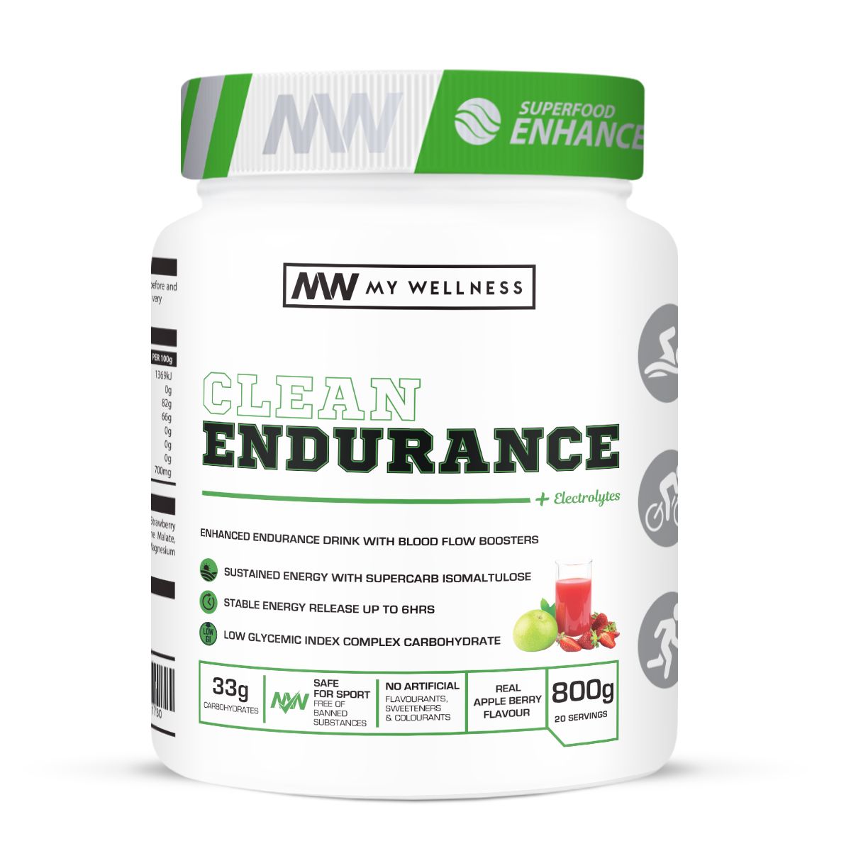 My Wellness Clean Endurance 800g Apple Berry | Shop Today. Get it ...