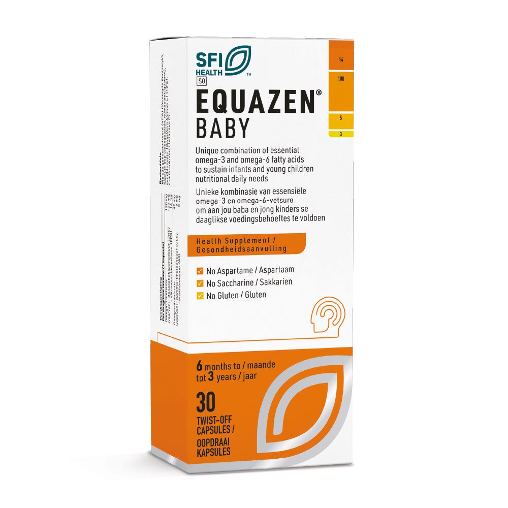 Equazen Baby Omega-3 & Omega-6 Fatty Acids Capsules 30's | Shop Today ...