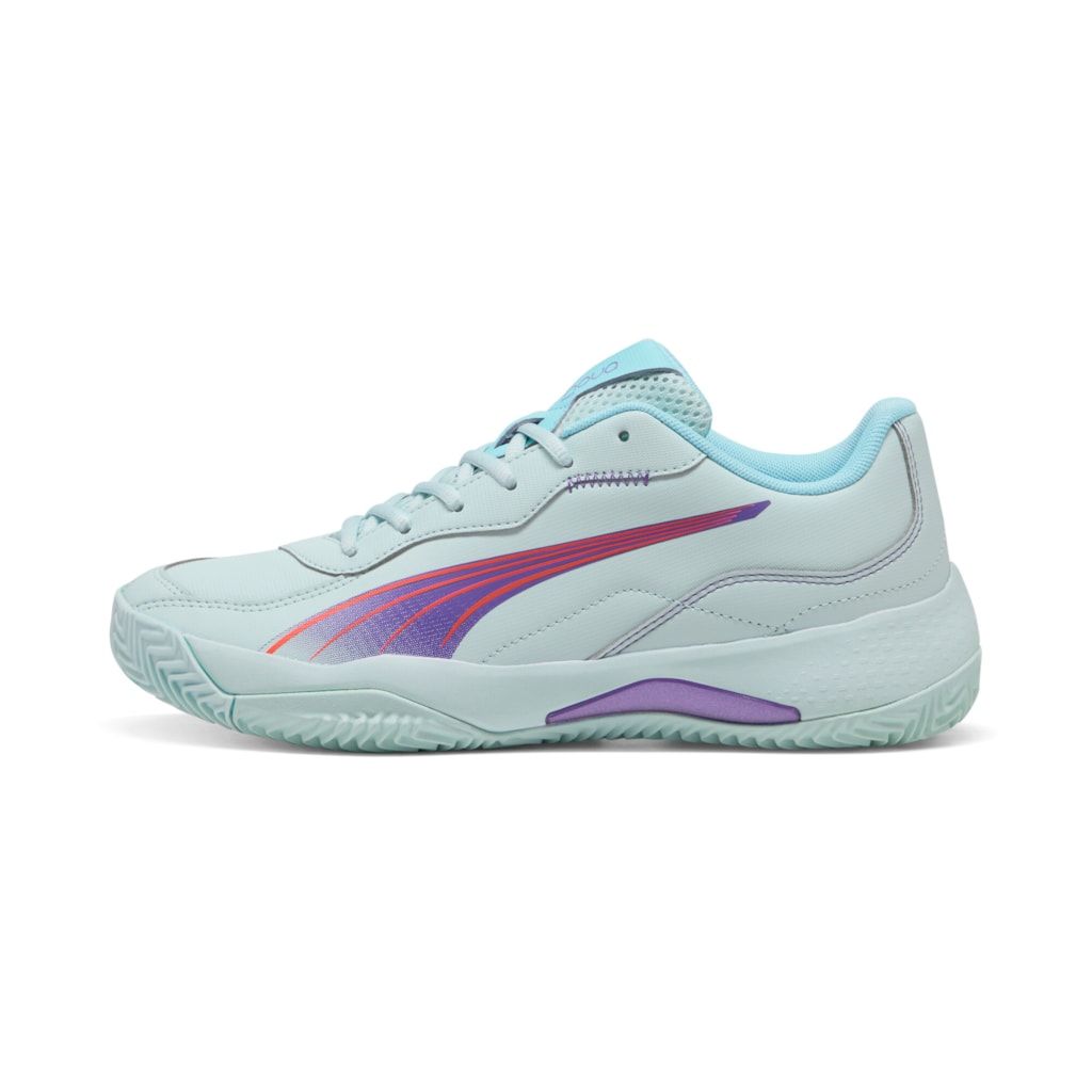 Puma Women's Nova Smash S Padel Shoes - Peaceful Blue/Purple Glimmer ...