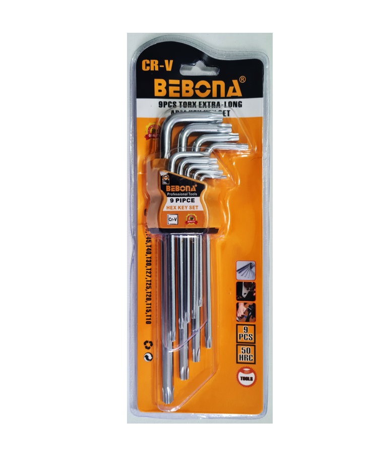 Bebona 9 Piece Torx Extra Longarm Hex Key Set | Shop Today. Get it ...