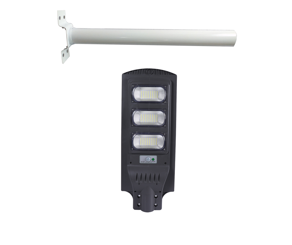 O-lite 90W Integrated Solar LED Street Light & Pole Pack - Cool White ...