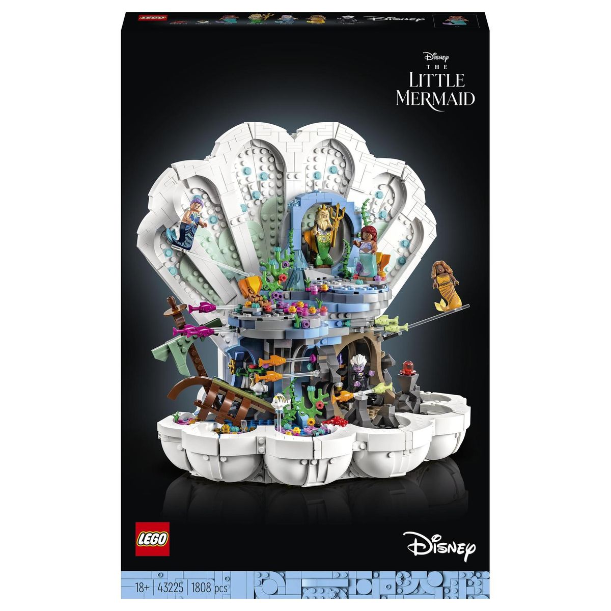 LEGO® | Disney Princess™ The Little Mermaid Royal Clam Shell 43225 ...
