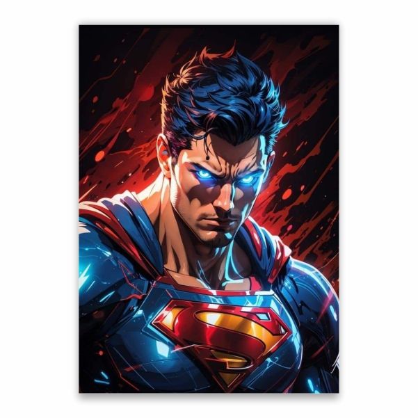 Superman Blue Eyes Poster - A1 | Shop Today. Get it Tomorrow ...