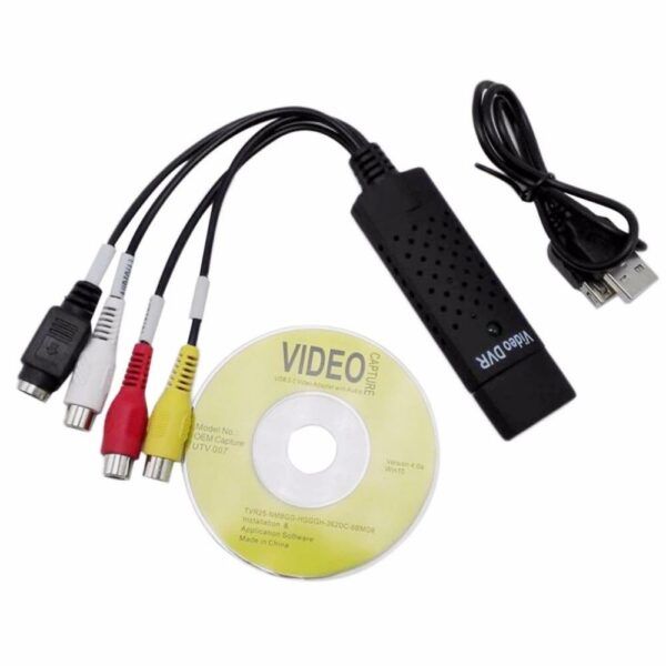 DC60 USB 2.0 Easy Cap TV DVD VHS Audio Video Capture Adapter Converter ...