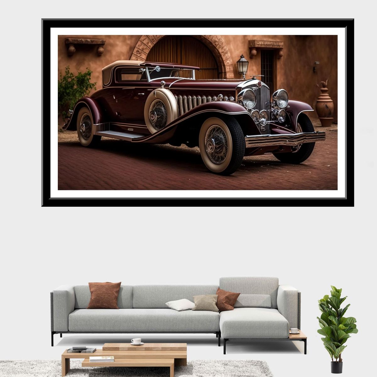Wall Art Unframed - Duesenberg Model SJ This Stunning Vintage Car ...