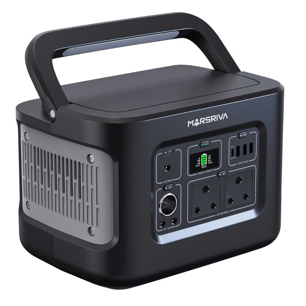 Marsriva 600W | 512Wh | LiFePo4 |Portable Power Station | MP6 | Shop ...