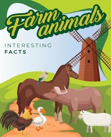 FARM ANIMALS Interesting Facts: Illustrated Children Book | Shop Today ...