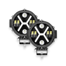 7-inch LED Round Spotlight Off-Road Light 6000K | Shop Today. Get it ...