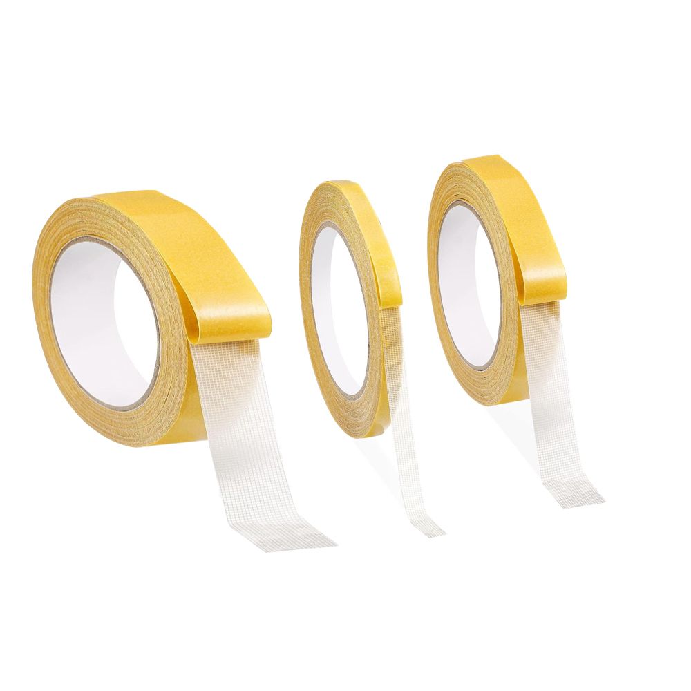Tool Craft DIY Strong Fibre Double Sided Tape Roll (20m) Set of 3 ...