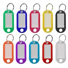 Colorful Plastic Keyrings - 10 Piece | Shop Today. Get it Tomorrow ...