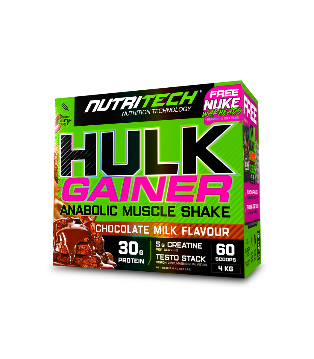 Hulk Gainer Box Chocolate Milk 4kg with Nuke warheads | Shop Today. Get it Tomorrow! | takealot.com