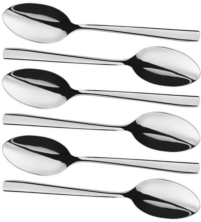 Teaspoons 6pc Square Handle Stainless Steel | Shop Today. Get it ...