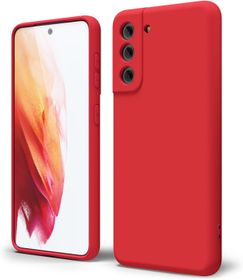 Liquid Silicone Back Case For Samsung Galaxy S21 Plus -Red | Shop Today. Get it Tomorrow ...