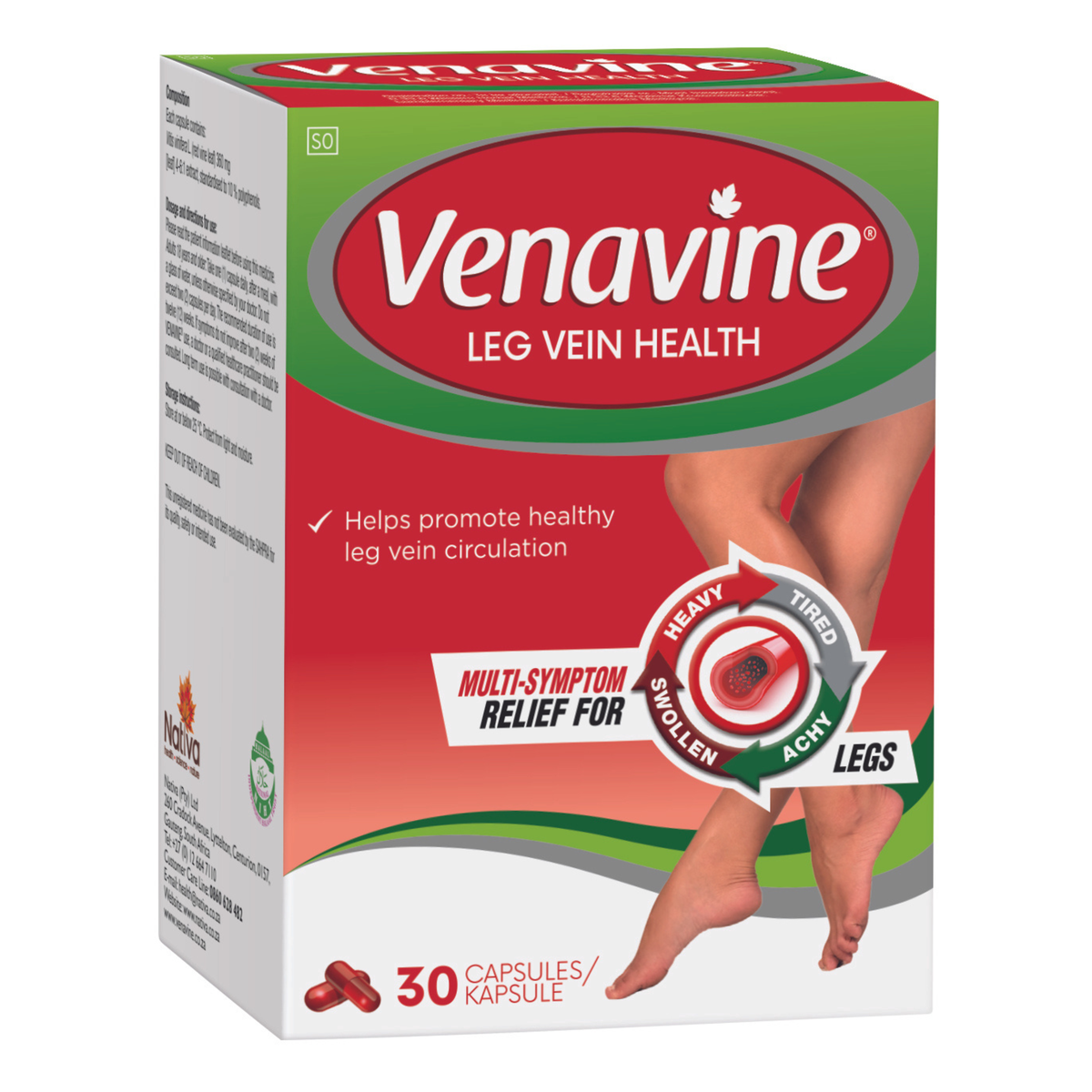 Venavine Capsules - 30's | Shop Today. Get it Tomorrow! | takealot.com