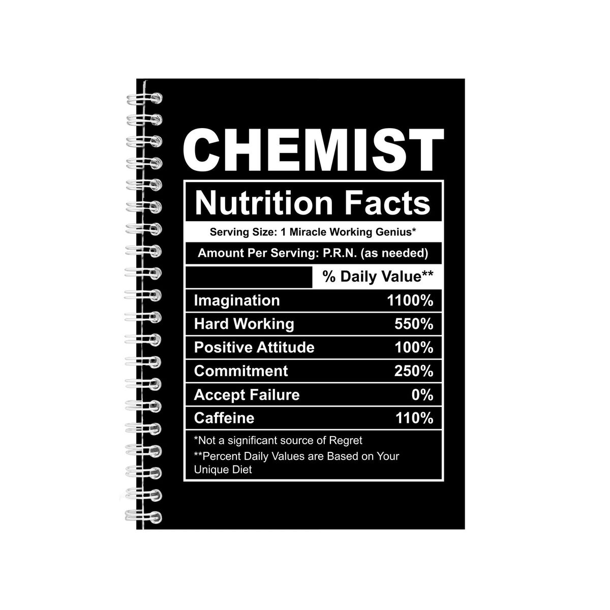 Chemist Wire Bound Notebook Gift Chemistry Writing Book Notepad | Shop ...