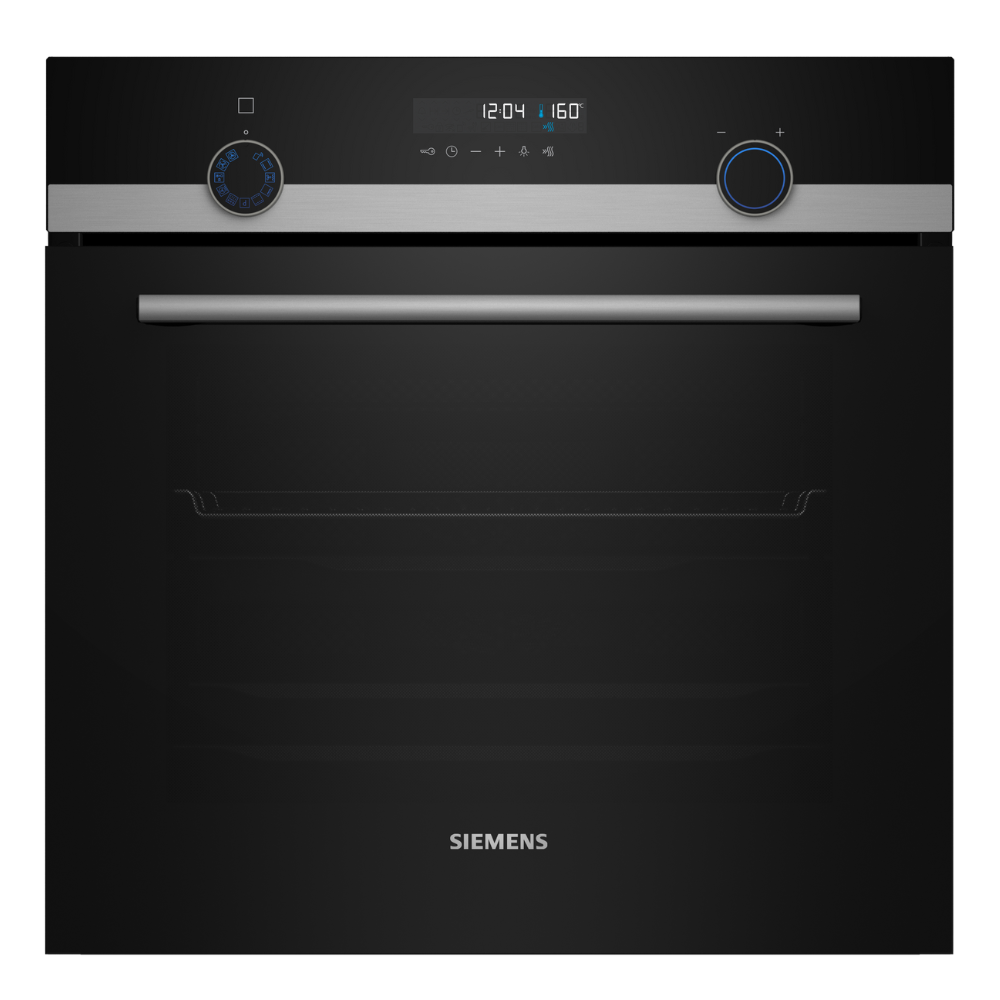 Siemens IQ500 Built In Electric Oven 60cm Black with 3D hotAir plus and ...