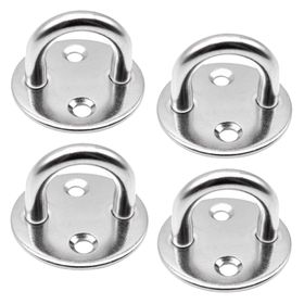 Tool DIY Multi Use Wall/Ceiling Mounted Rounded Steel Bracket Hook Set ...