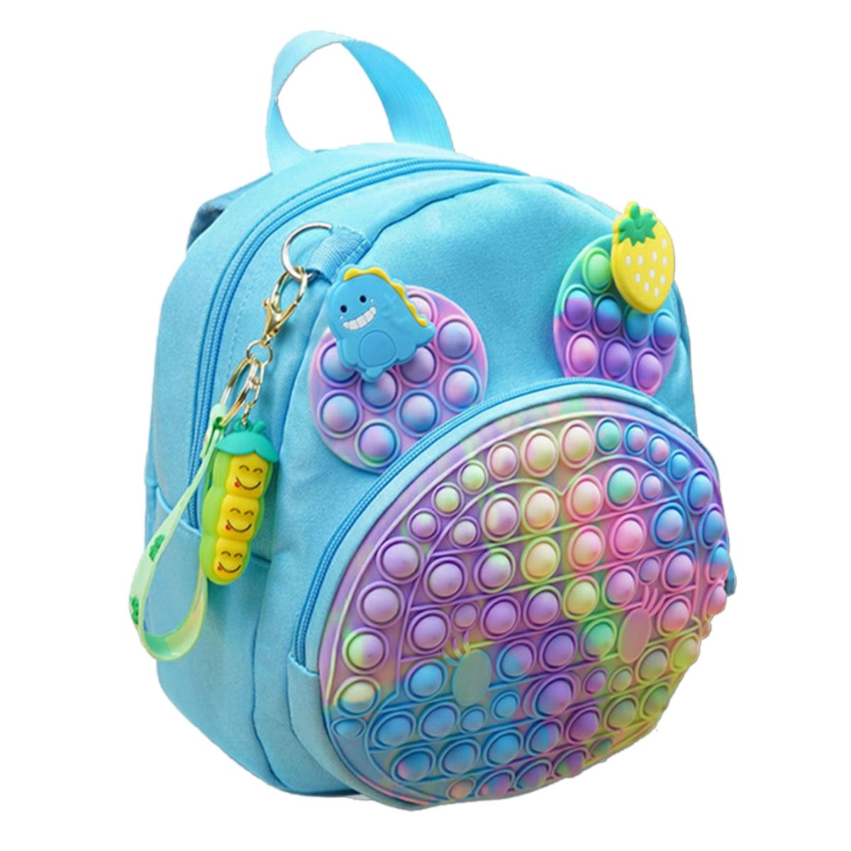 Mouse ear Multi-coloured Fidget Pop-It Backpack - Cute Blue | Shop ...