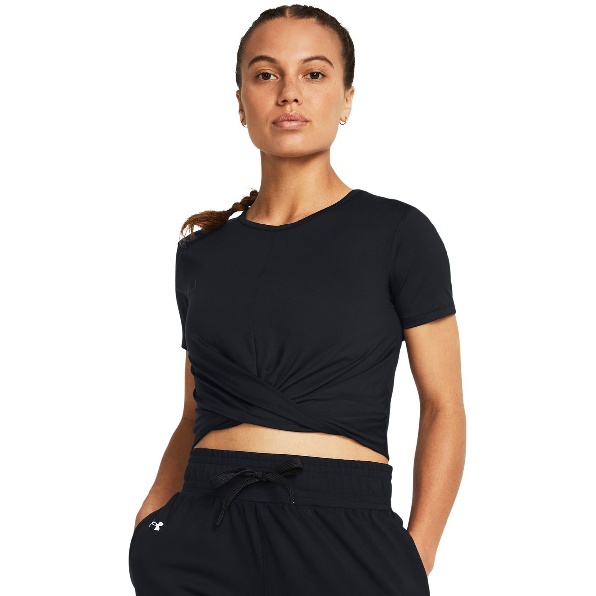 Under Armour Women's Motion Crossover Crop Short Sleeve T-Shirt | Shop ...