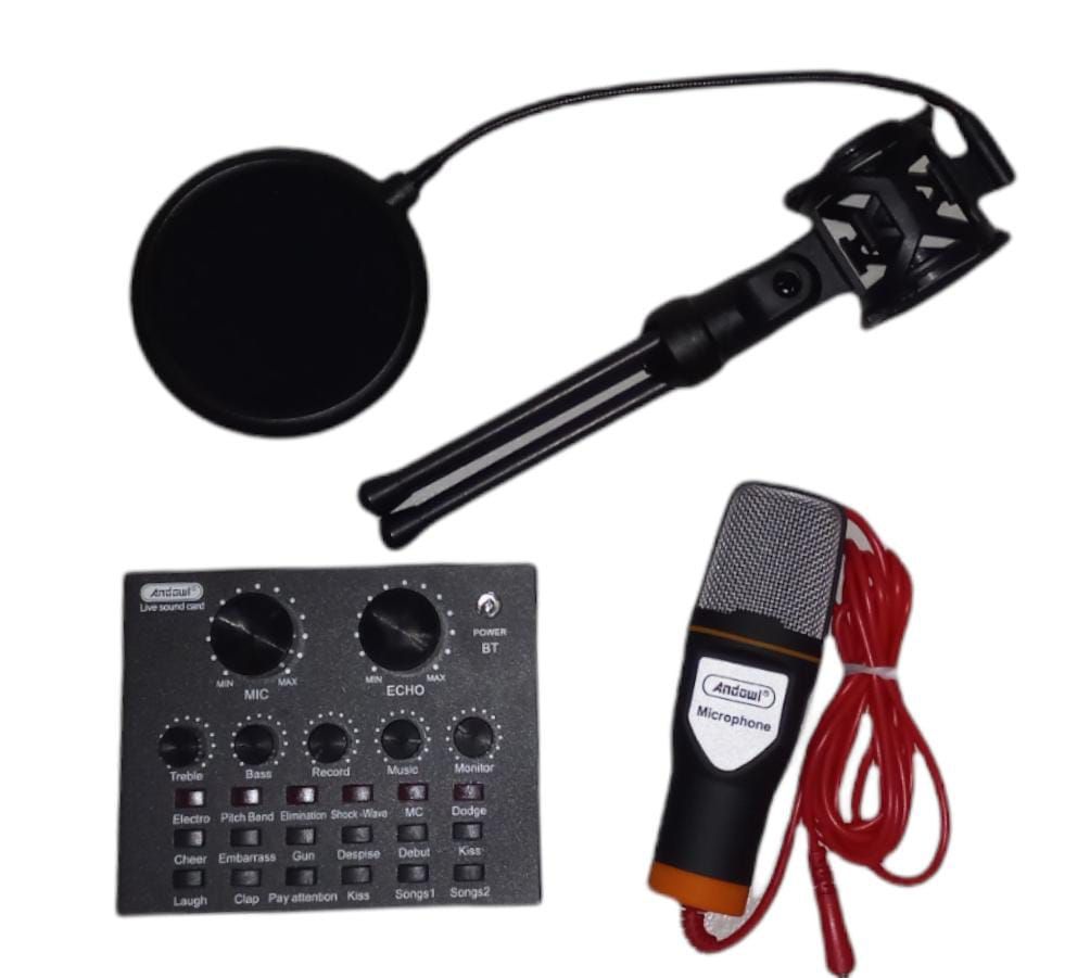 Andowl Microphone Sound Card Set Q-MIC580 | Shop Today. Get it Tomorrow ...
