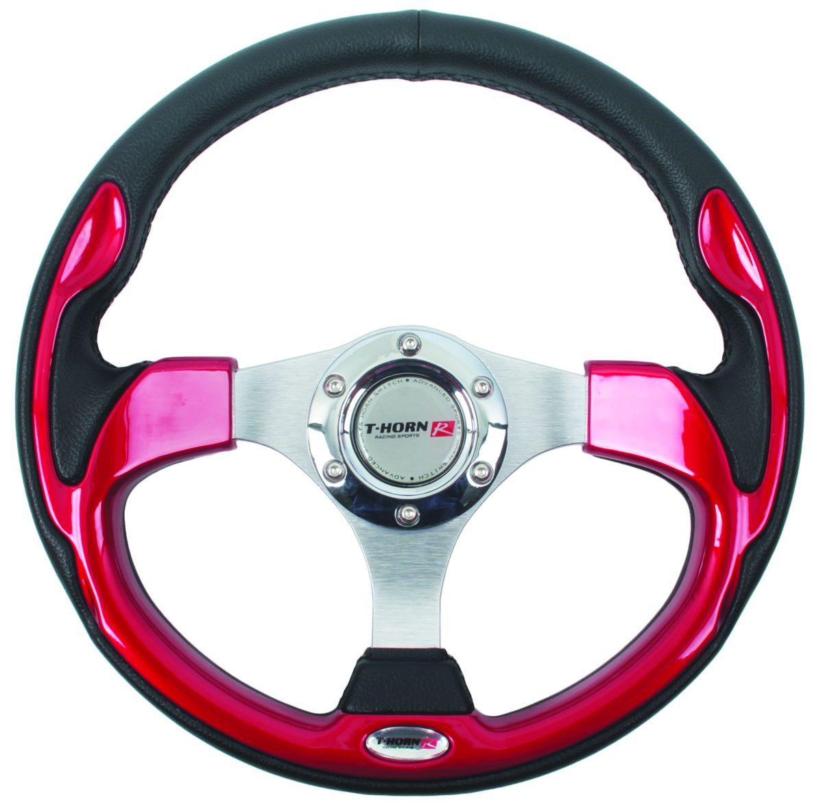 T-Horn Racing Sports PVC Steering Wheel - Red | Shop Today. Get it ...