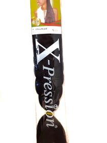 Expression - Ultra Braiding Kanekalon Hair - Colour 1 - Jet black ...