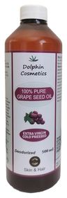 Dolphin Cosmetics 100% Grape Seed Oil, Refined Extra Virgin Cold ...