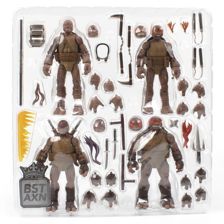 TMNT BST AXN IDW Inspired Zombie Turtle 5IN Figure 4-Pack | Shop Today ...
