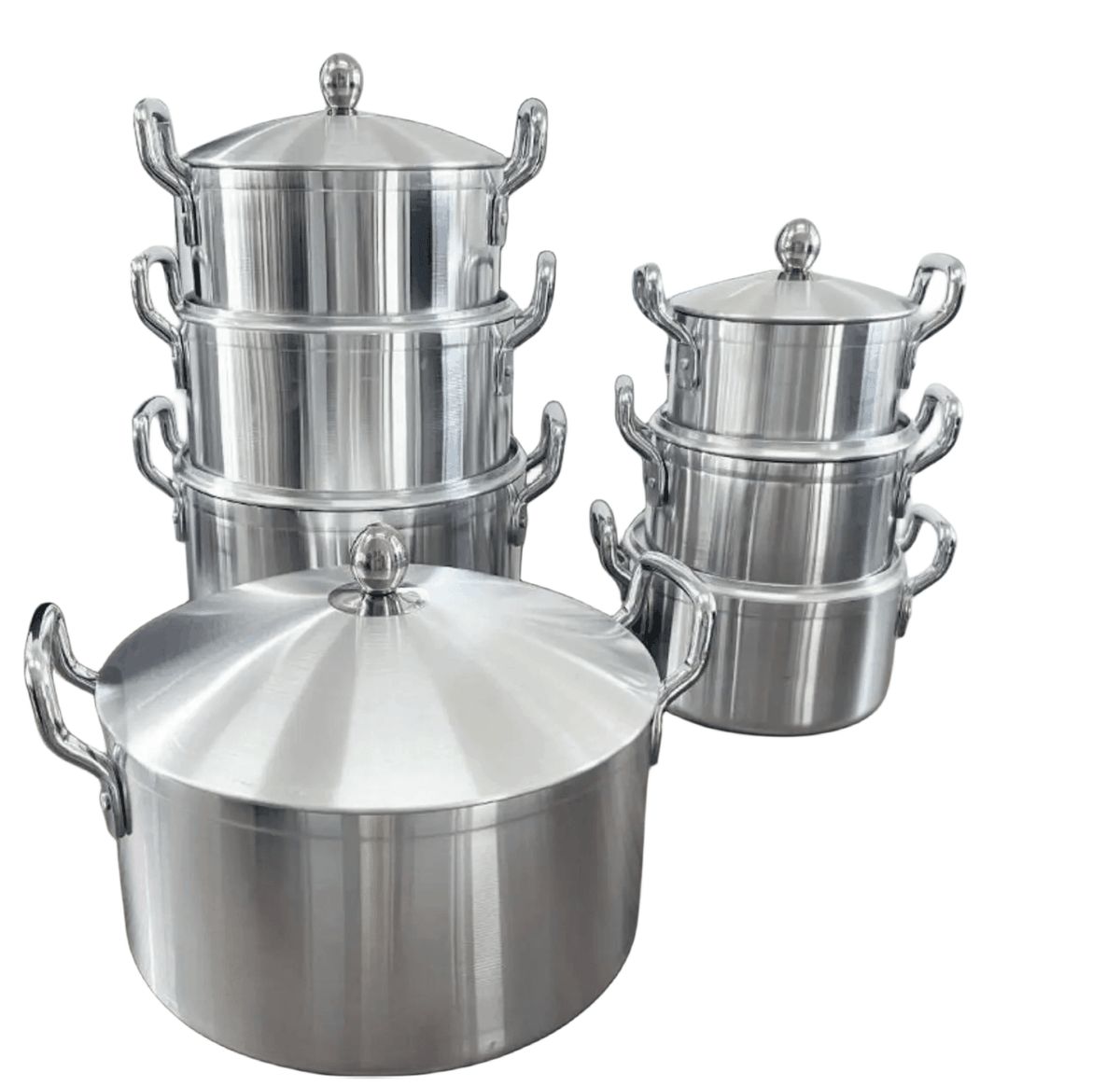 Afrihome Silver Aluminum Non-Stick 14Pieces Pot | Shop Today. Get it ...