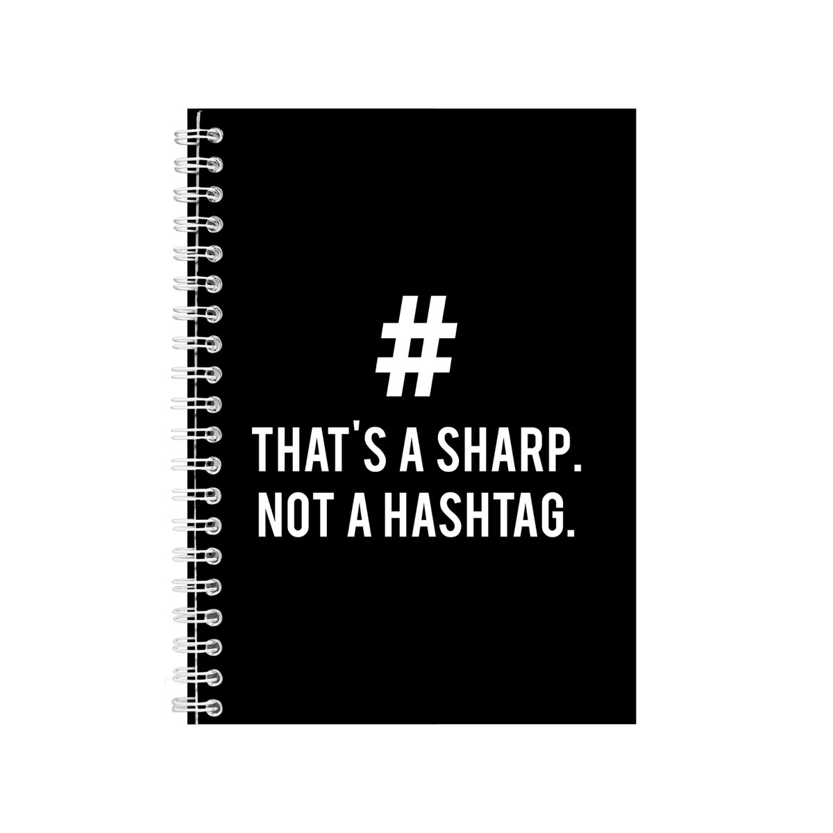 Music Sharp Notebook - Musician Gift Idea - Writing Books Notepad Pad ...