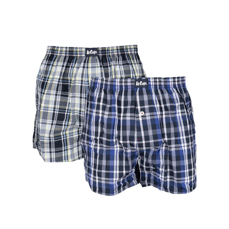 Men's Check Boxer Shorts Set: Navy Option 5 | Shop Today. Get it ...