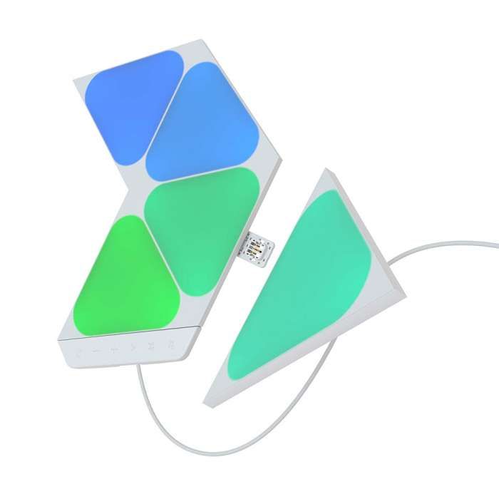 Nanoleaf Shapes Triangles Mini STK White 5 Pack | Shop Today. Get it ...