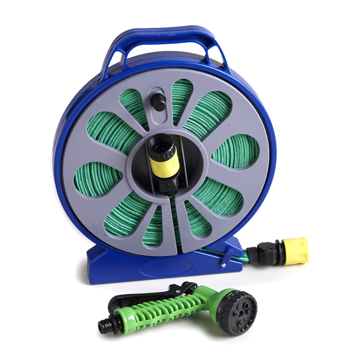 Lay Flat Garden hose with 7 Pattern Spray Gun -15m | Shop Today. Get it ...