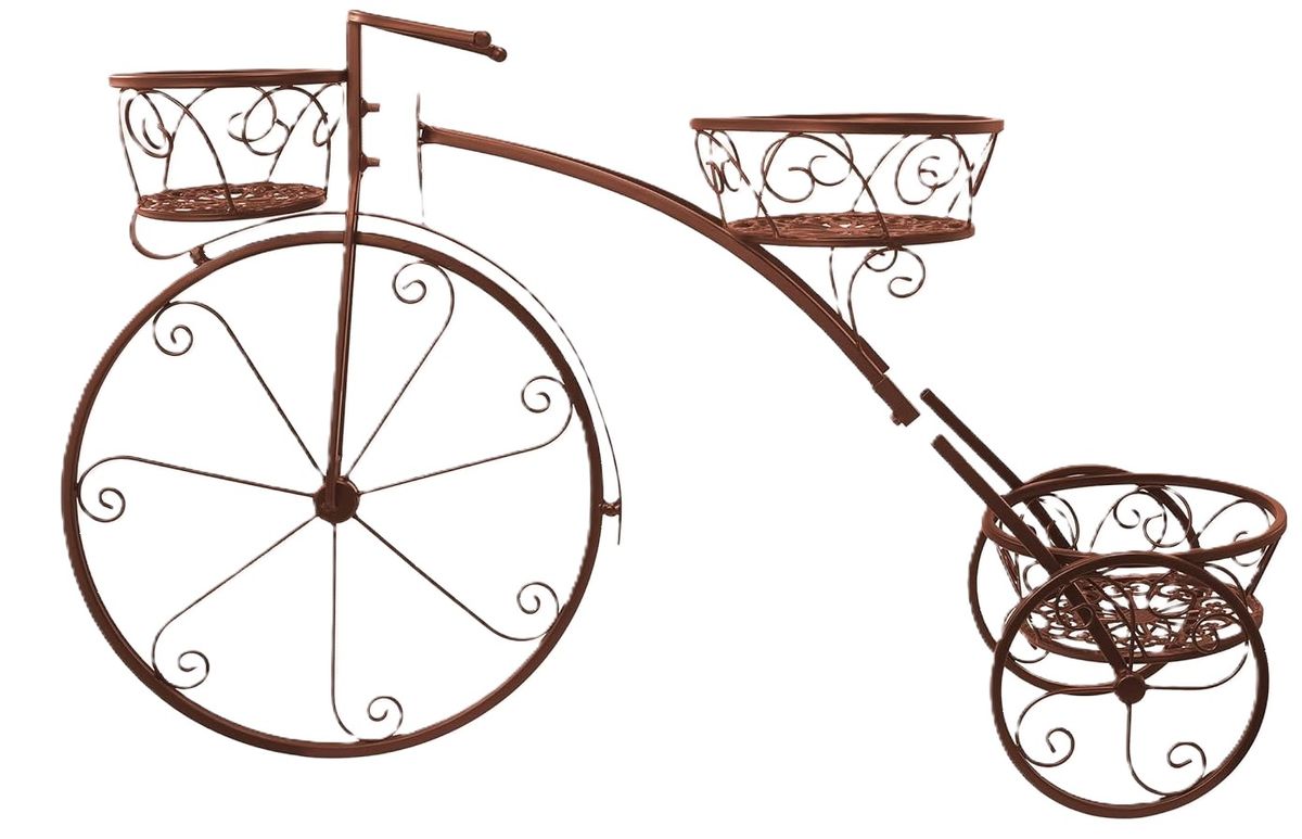 Bicycle Shaped flower Frame Bronze | Shop Today. Get it Tomorrow ...