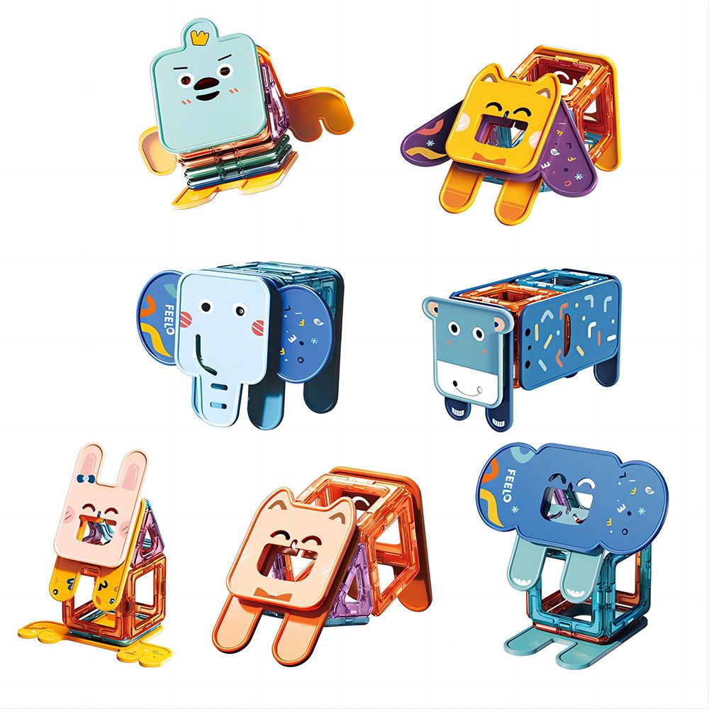 Feelo - Magnetic Tiles Activity Set - Animals - 30 Pieces | Shop Today ...